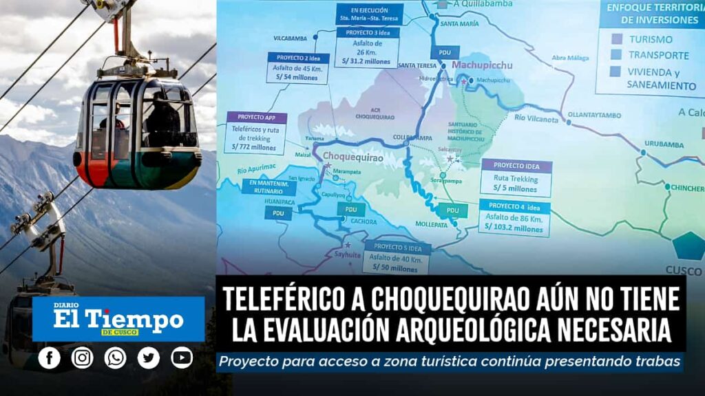 TELEFÉRICO AÚN NO TIENE EVALUACIÓN ARQUEOLÓGICA - Diario El Tiempo Cusco